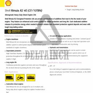 Deltainch - Shell Rimula R2 10W 209L Distributor Shell Tangerang