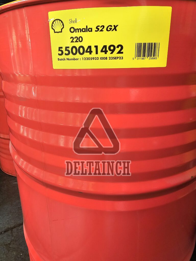 Shell Omala S2 GX 220 209L – Deltainch