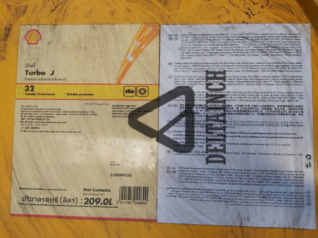 Shell Turbo J 32 – Deltainch