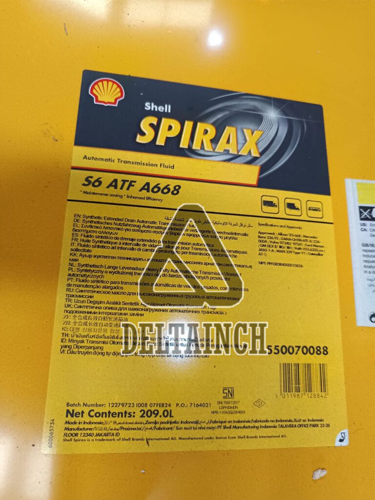 Shell Spirax S6 ATF A668 – 209 Liter – Deltainch